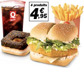 Menus chez Quick